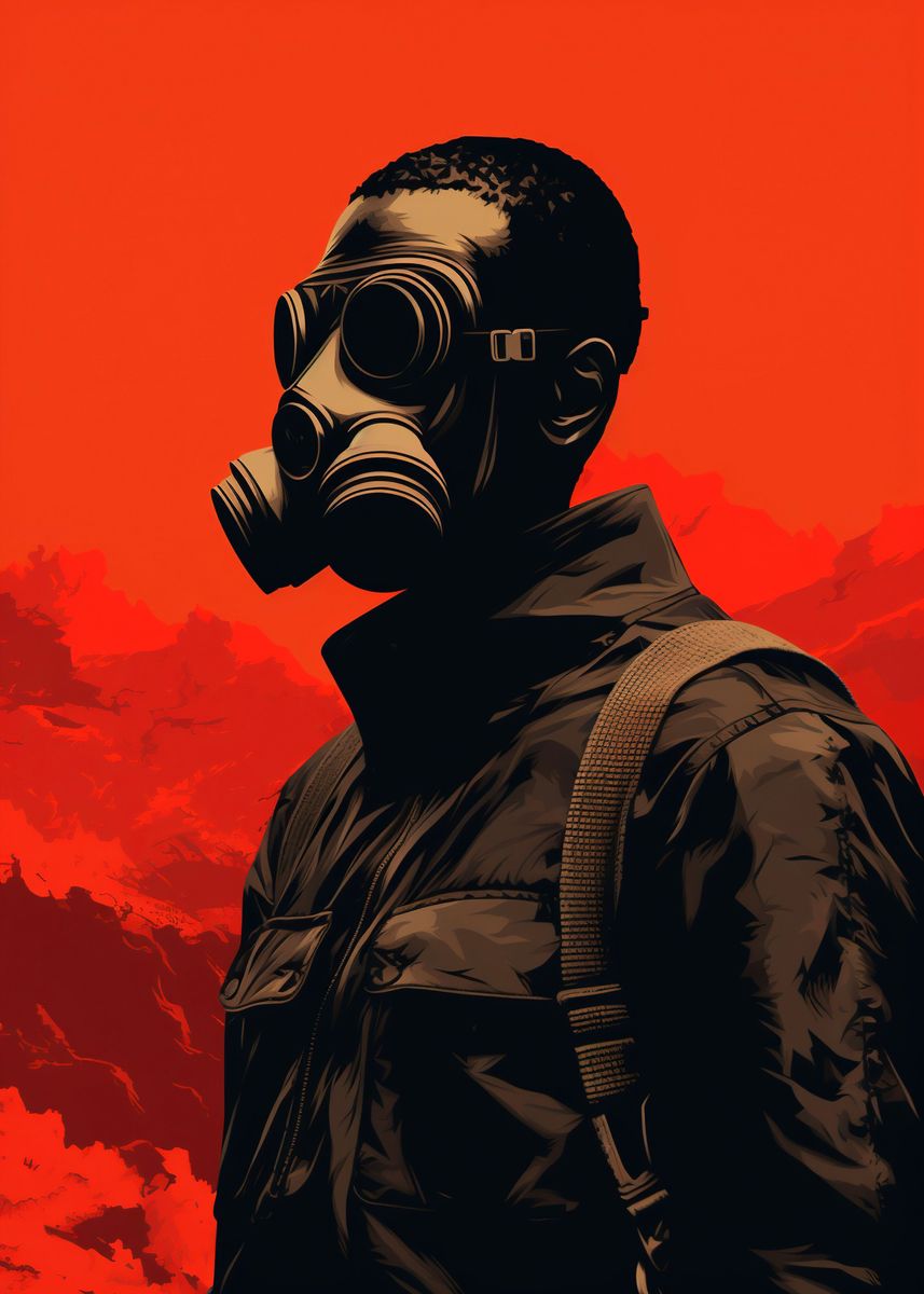 'Apocalyptic Portrait' Poster, picture, metal print, paint by Senja ...