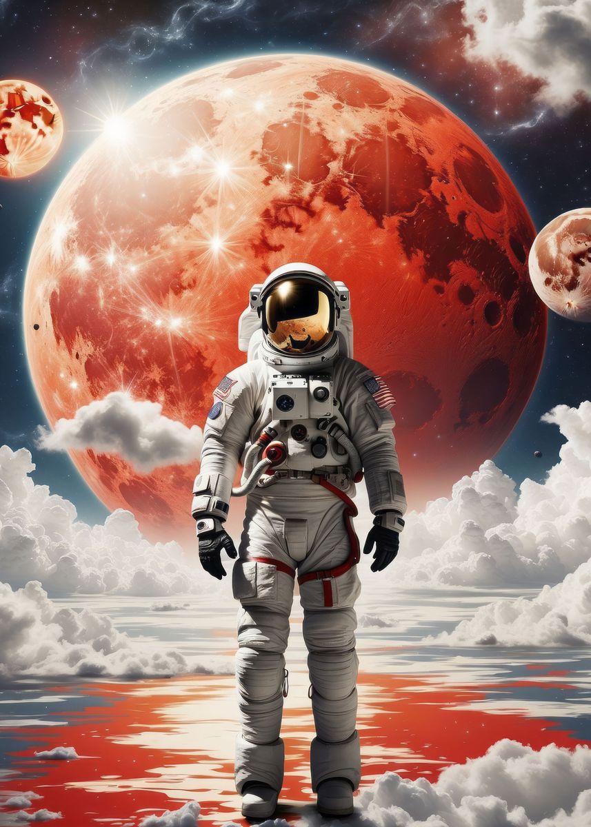 'Finding the new world' Poster, picture, metal print, paint by Rizki ...