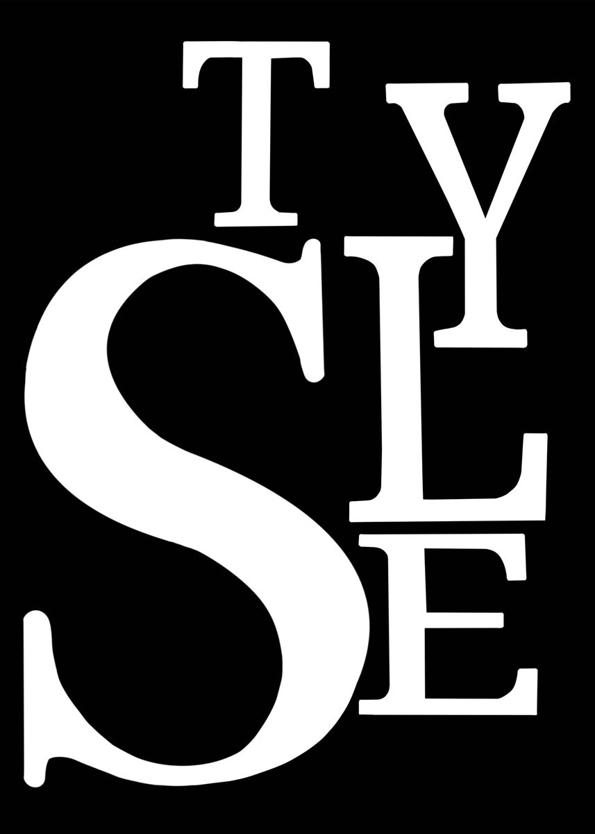 'Style Text Art' Poster, picture, metal print, paint by Anam Hanif ...