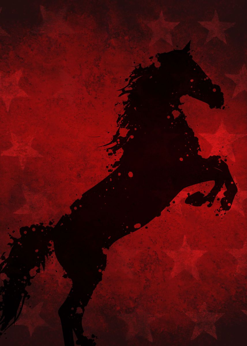 'Red Dead' Poster, picture, metal print, paint by Hayolo Gaming | Displate