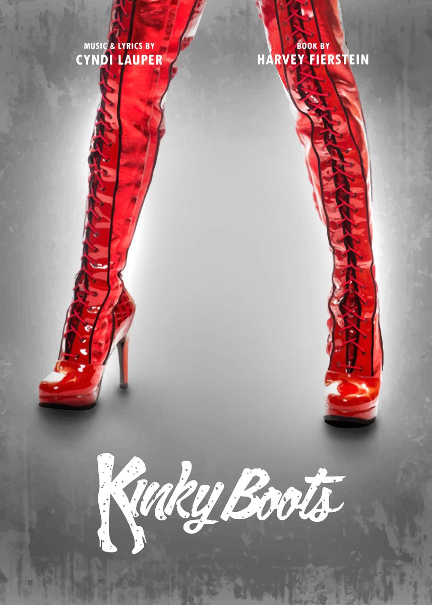 'Kinky Boots' Poster, picture, metal print, paint by Bo Kev | Displate