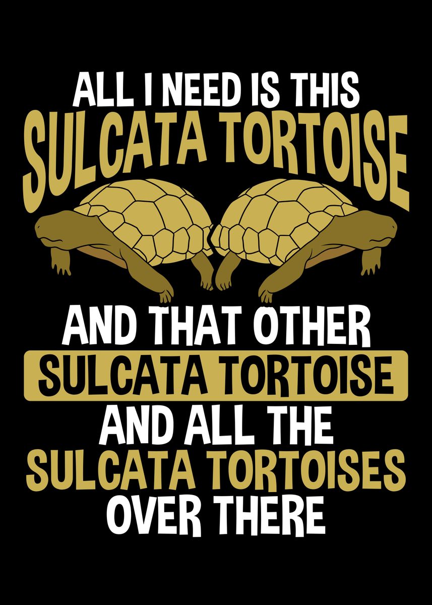 'Tortoise Mom Turtle Lover' Poster, picture, metal print, paint by ...