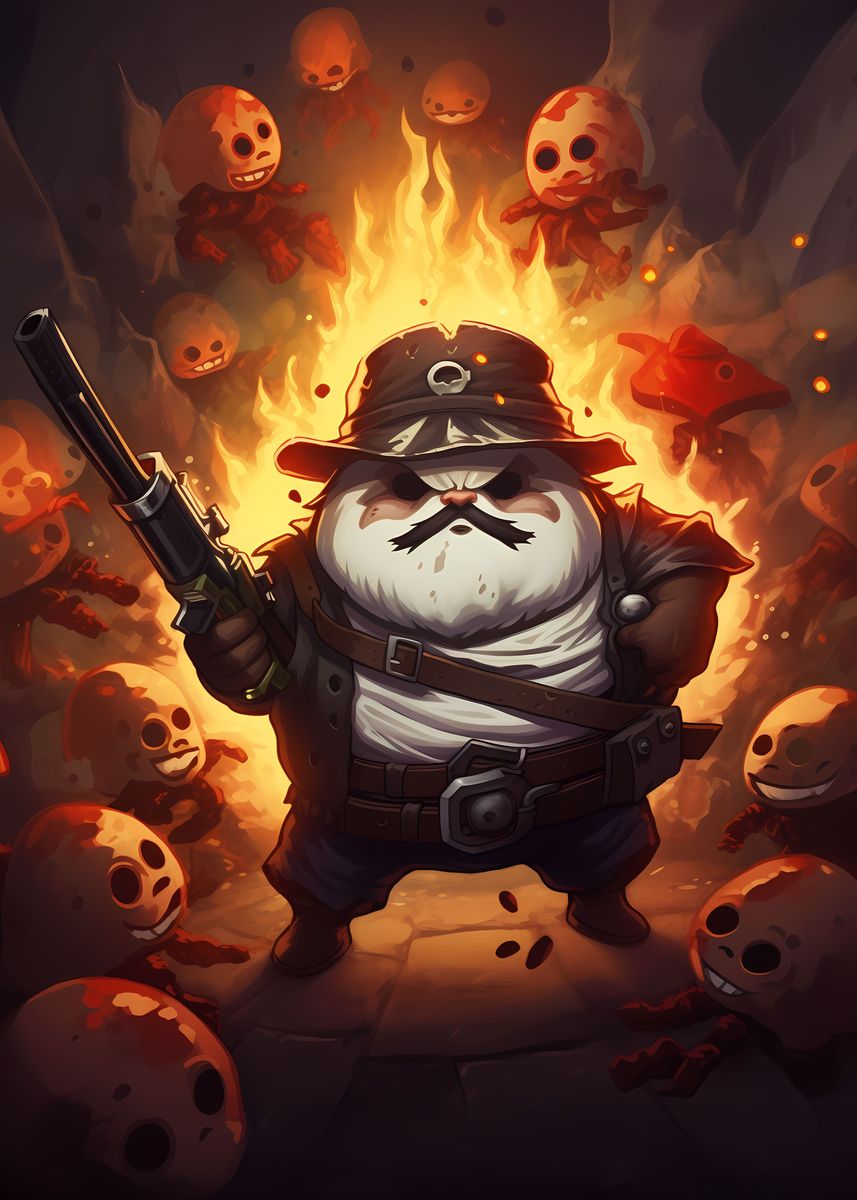 'Brotato video game Gaming' Poster, picture, metal print, paint by ...