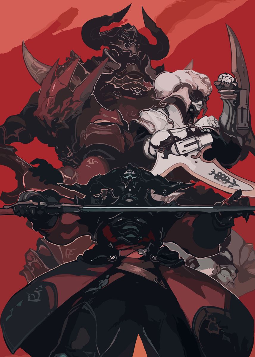 'Final Fantasy Poster' Poster by FARAGUS | Displate