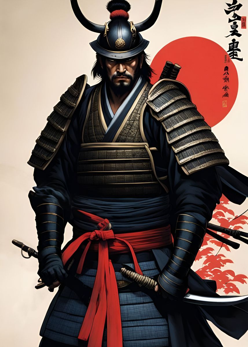 'Warrior' Poster, picture, metal print, paint by Injection Art Shop ...