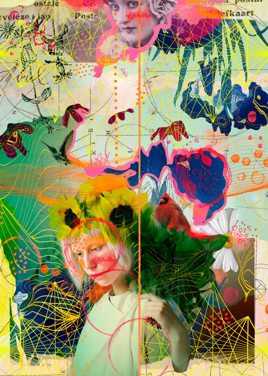'The imagination' Poster, picture, metal print, paint by Victoria ...