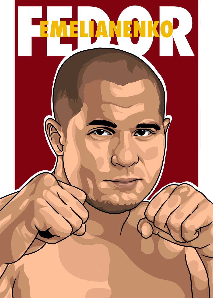 'Emelianenko Fedor' Poster, picture, metal print, paint by Imad Madd ...