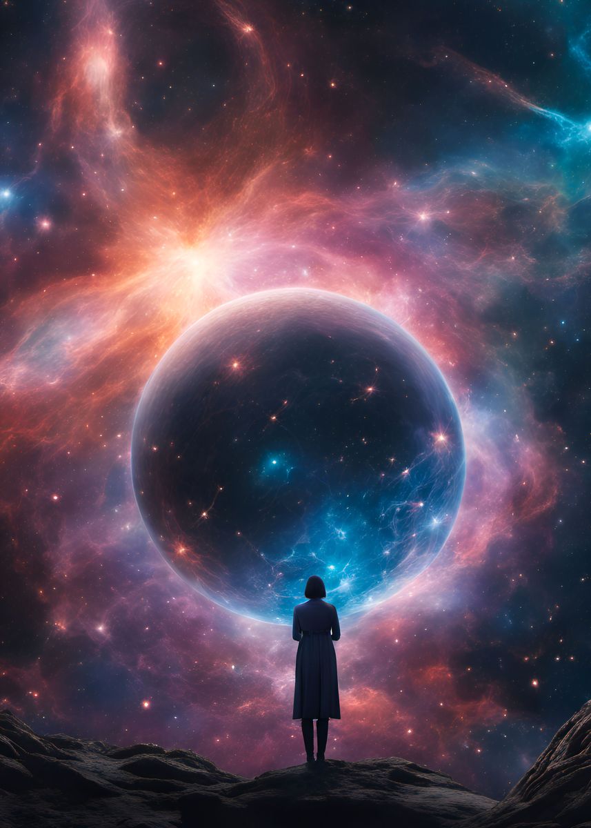 'Celestial Dreamscape' Poster by Sparkls | Displate