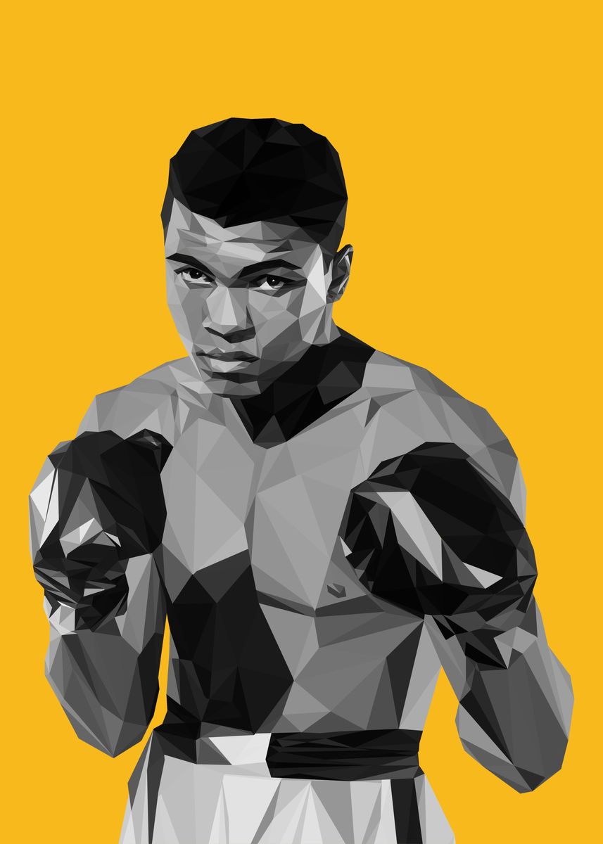'Ali' Poster, picture, metal print, paint by Aesthetic Metal Prints ...