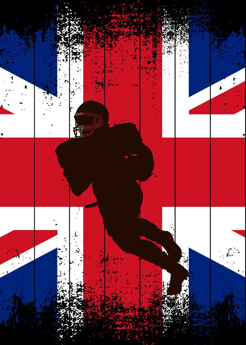 'English rugby player' Poster, picture, metal print, paint by Dalton ...