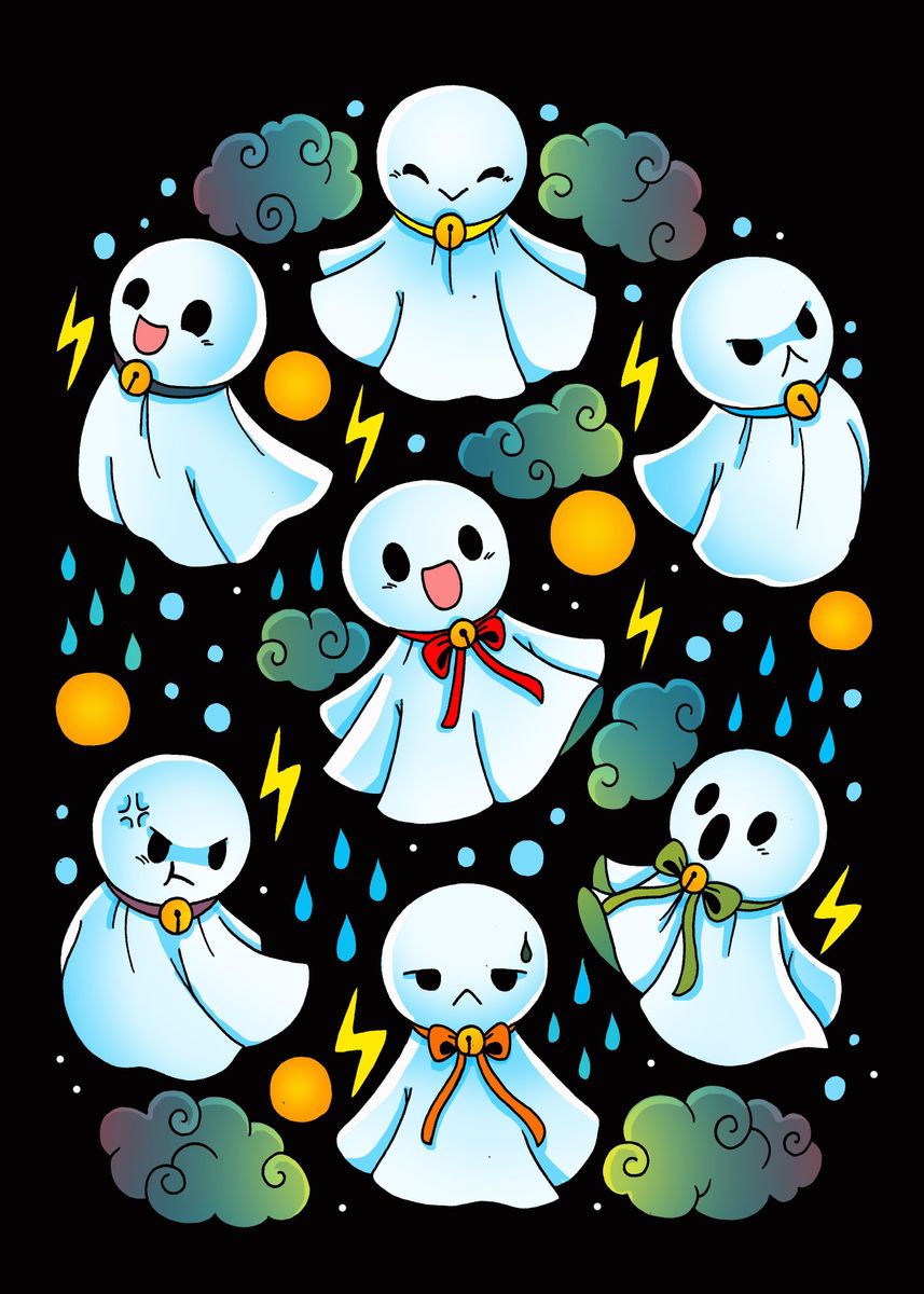 'Teru Bozu' Poster, picture, metal print, paint by Valentina Fabbri ...