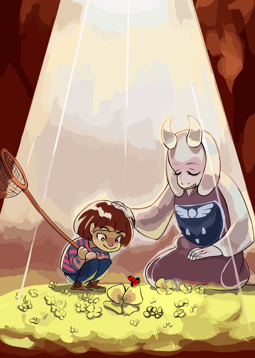 'Undertale' Poster, picture, metal print, paint by Le Mineralle | Displate