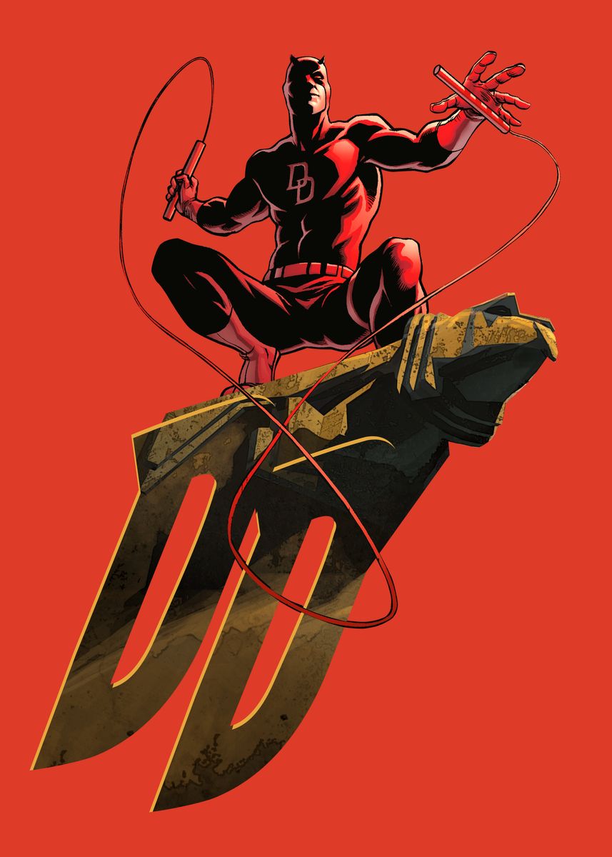 'Daredevil' Poster, picture, metal print, paint by Marvel | Displate