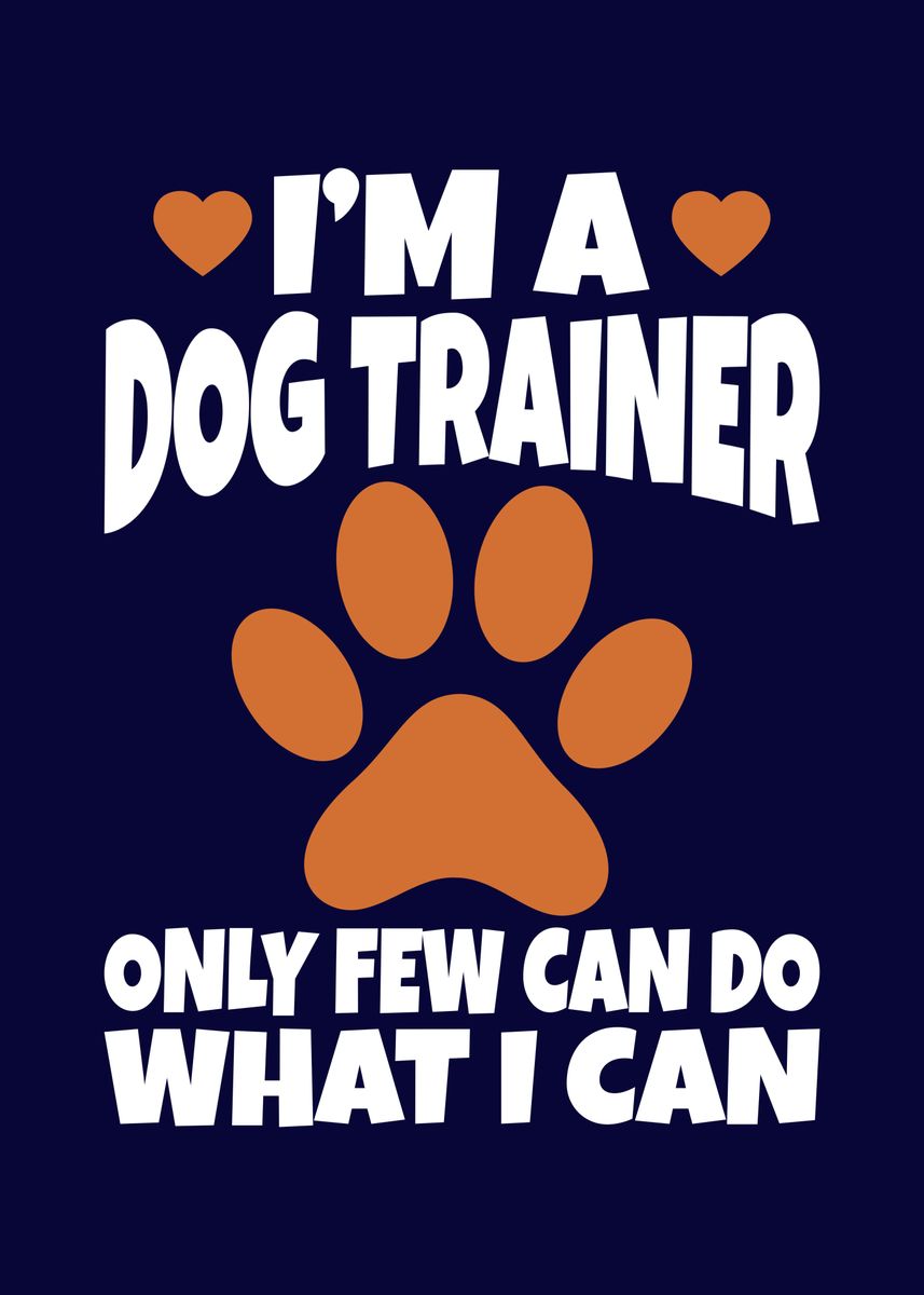'Dog trainer dog sport' Poster, picture, metal print, paint by MzumO ...