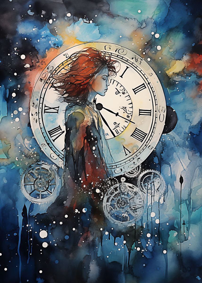 'The Thief of Time' Poster, picture, metal print, paint by Chris Cupit ...
