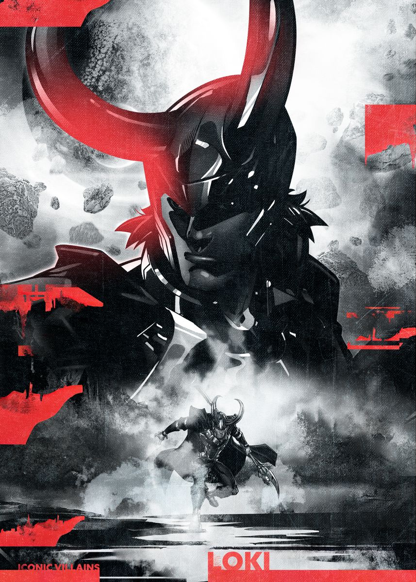 'Loki' Poster, picture, metal print, paint by Marvel | Displate