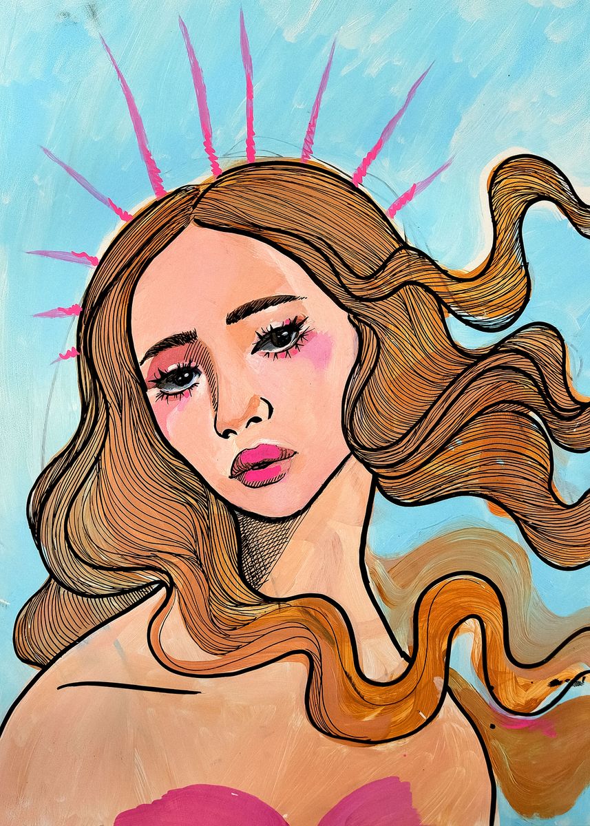 'Wenus' Poster, picture, metal print, paint by ZHC CRAFTS | Displate