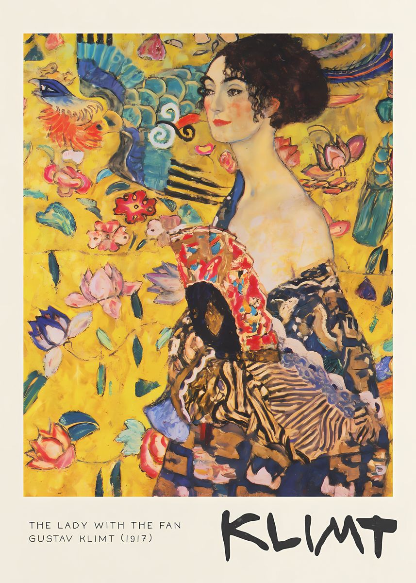 'The Lady with the Fan' Poster by Executive Clubs | Displate