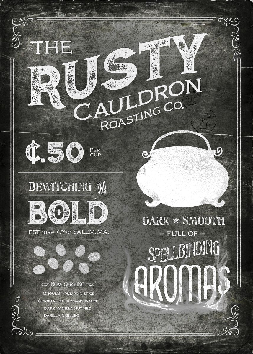 'Rusty Cauldron' Poster by American Vintage | Displate