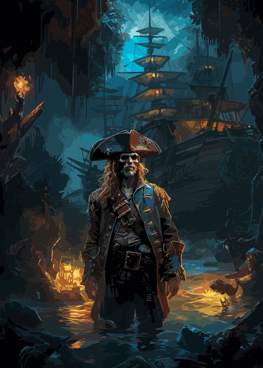 'Aged Swashbuckler' Poster, picture, metal print, paint by Nasmed ...