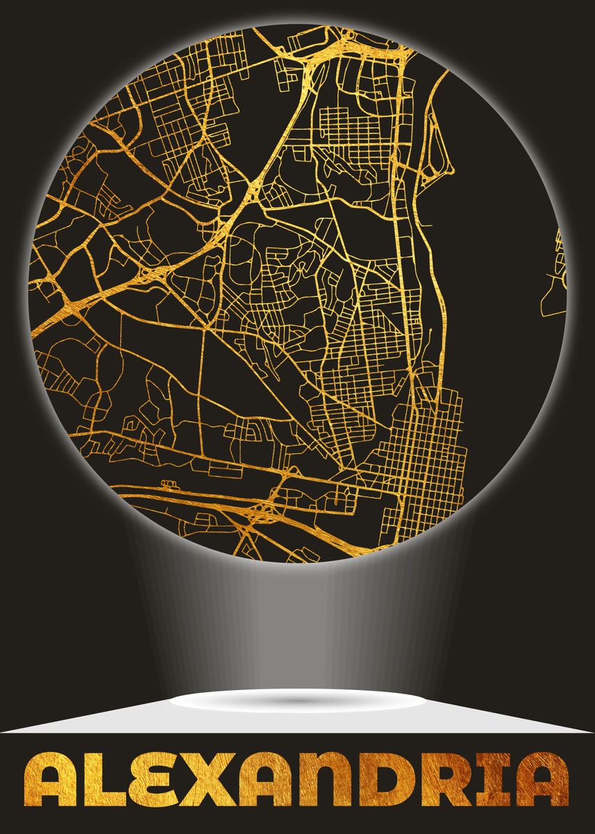 'Alexandria Va Usa' Poster, picture, metal print, paint by Nolan ...