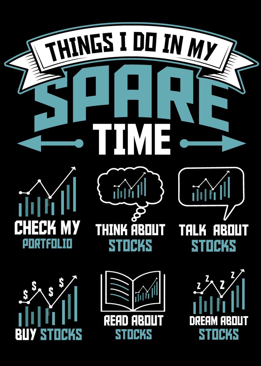 'Stock Market Trader Stocks' Poster, picture, metal print, paint by ...