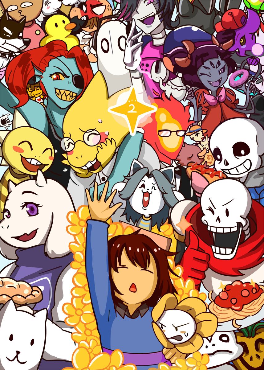 'Undertale Gaming' Poster, picture, metal print, paint by TrueBest ...