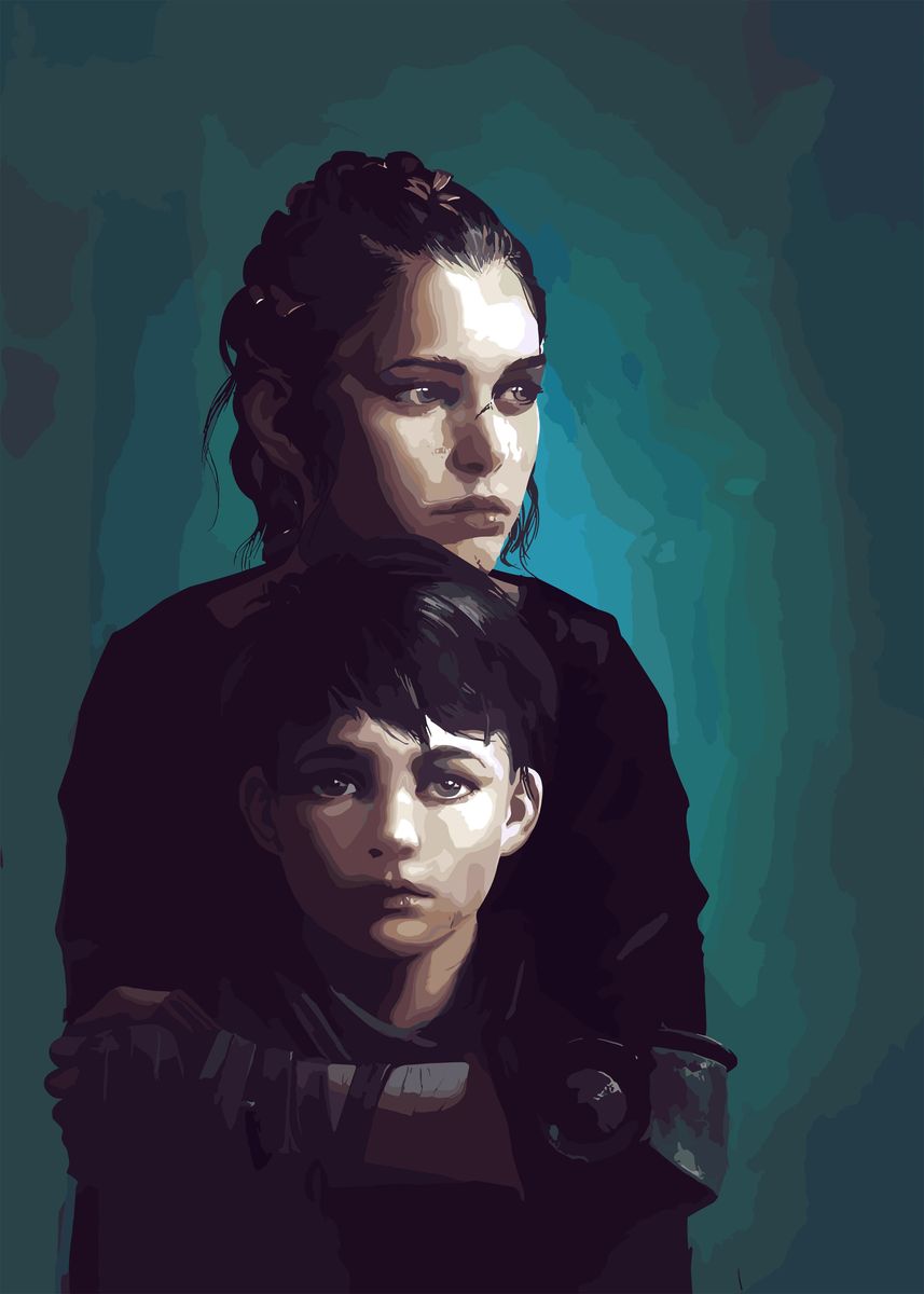 'A Plague Tale' Poster, picture, metal print, paint by Dechagan | Displate