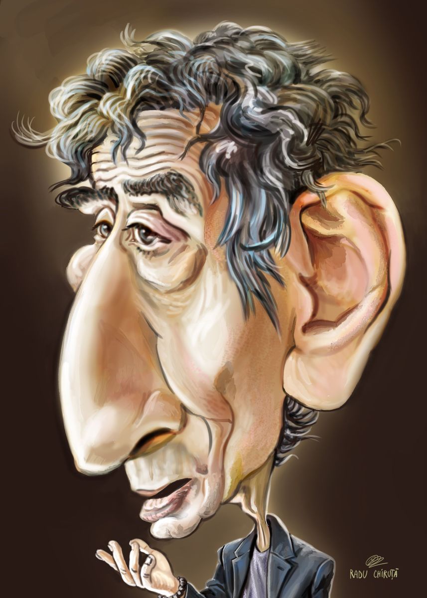 'Gabor Mate' Poster, picture, metal print, paint by Radu Chiruță | Displate