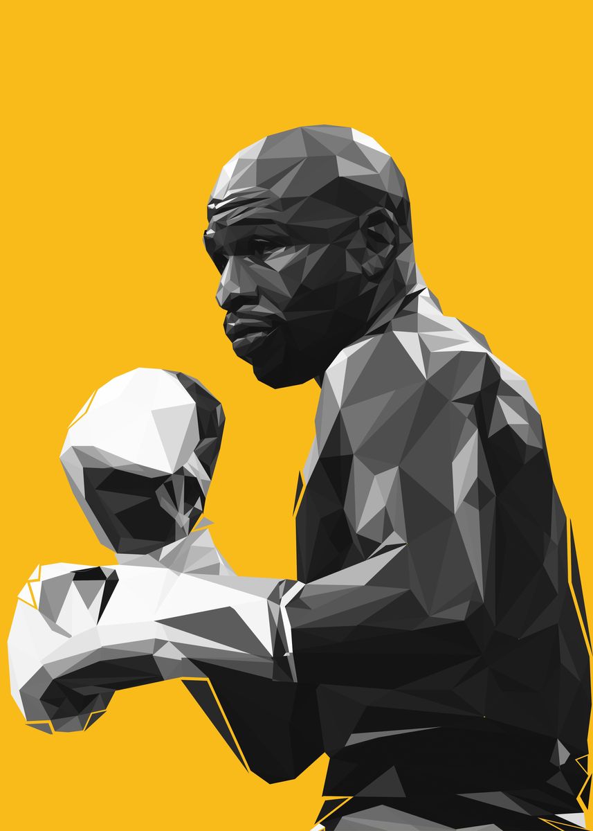 'floyd money mayweather jr' Poster, picture, metal print, paint by ...
