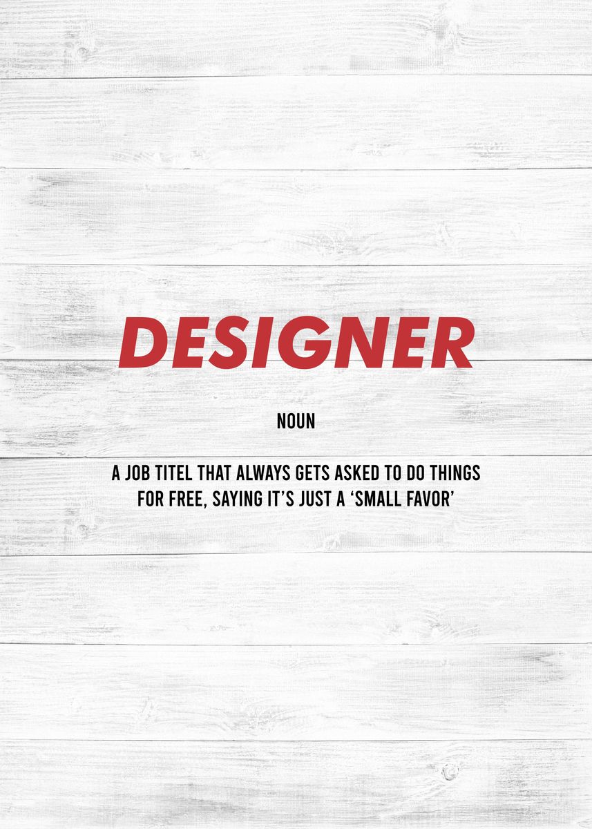 'designer' Poster, picture, metal print, paint by Top Collection ...