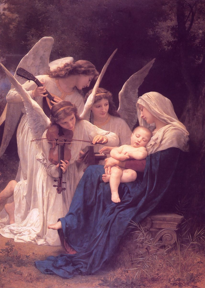 'Angels Playing Music' Poster, picture, metal print, paint by Burl ...