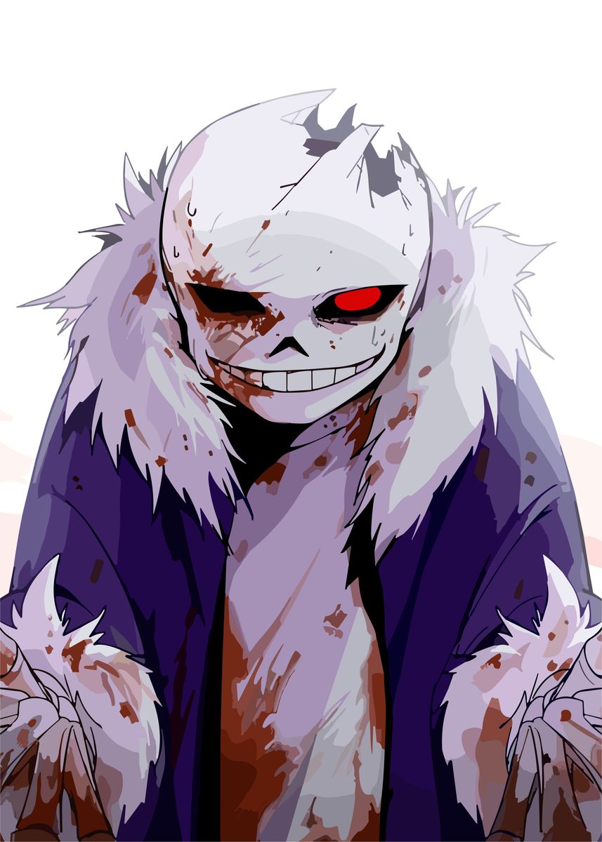 'Undertale Skeleton' Poster, picture, metal print, paint by TrueBest ...