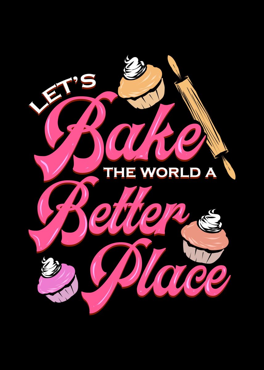 'Christmas Cookies Baking' Poster, picture, metal print, paint by ...