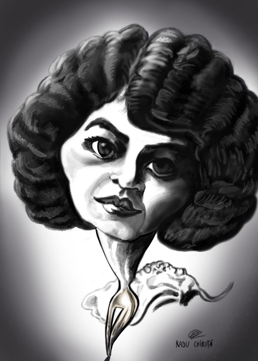 'May Ziadeh' Poster, picture, metal print, paint by Radu Chiruță | Displate