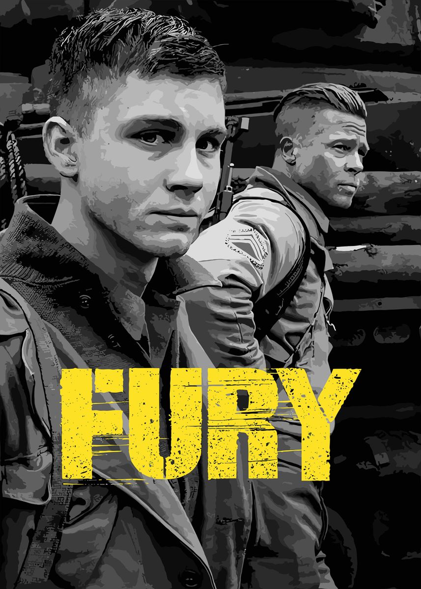'Fury' Poster, picture, metal print, paint by Dickie77 | Displate