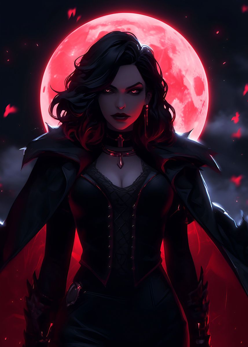 'Vampire Blood Magic Lord' Poster, picture, metal print, paint by Dark ...