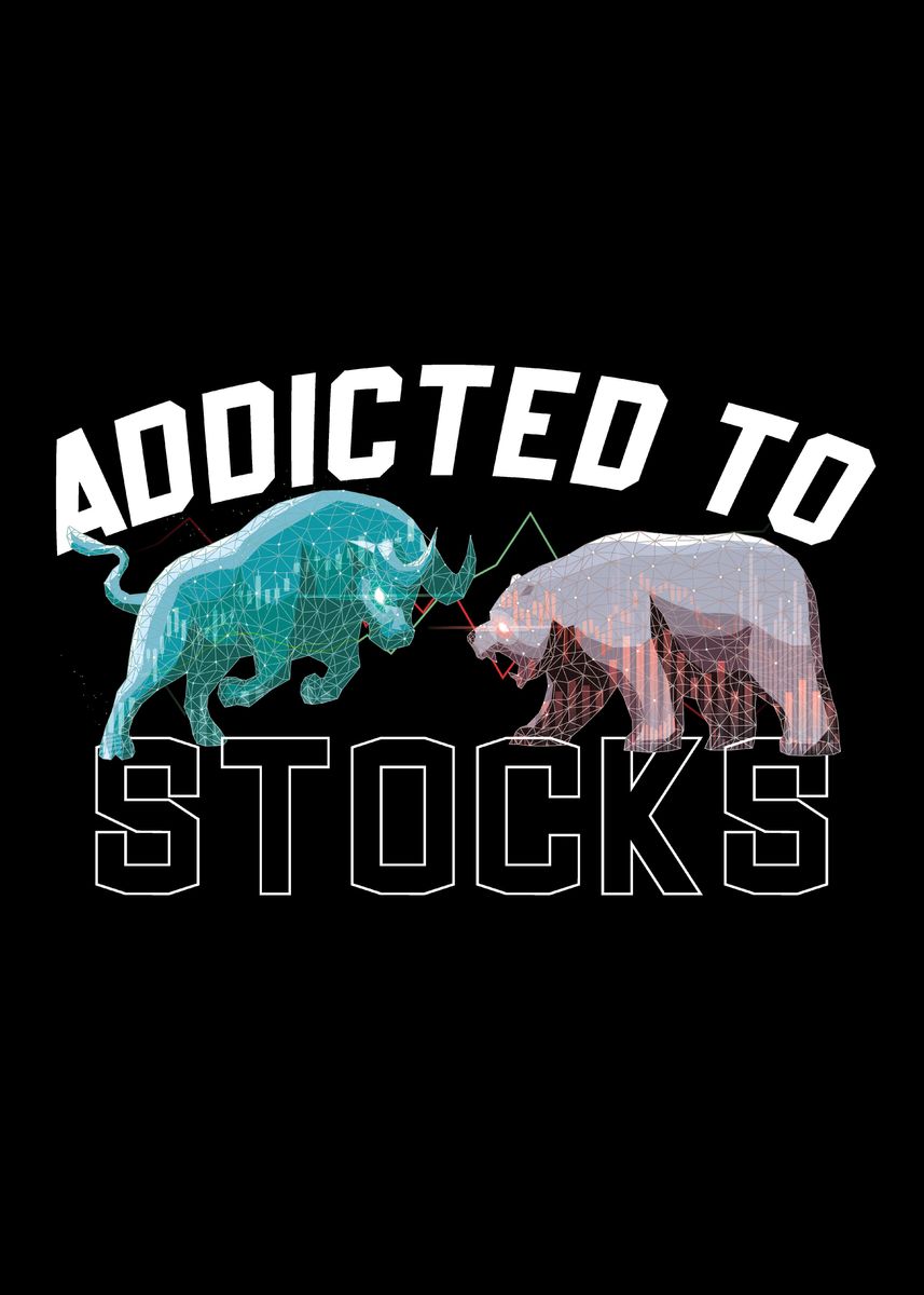 'Stock Market Trader Stocks' Poster, picture, metal print, paint by ...