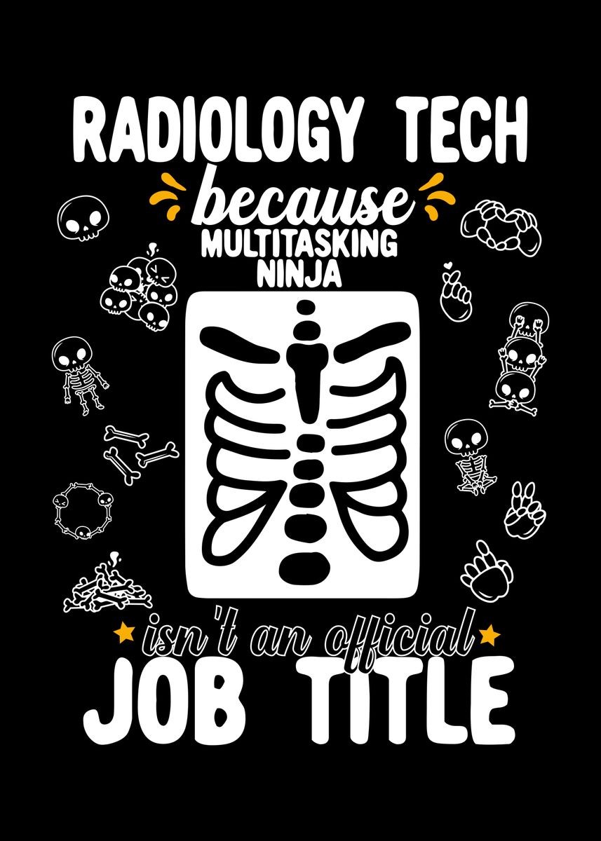 'Radiology Radiologist' Poster, picture, metal print, paint by ...