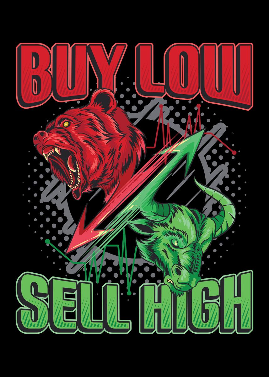 'Stock Market Trader Stocks' Poster, picture, metal print, paint by ...