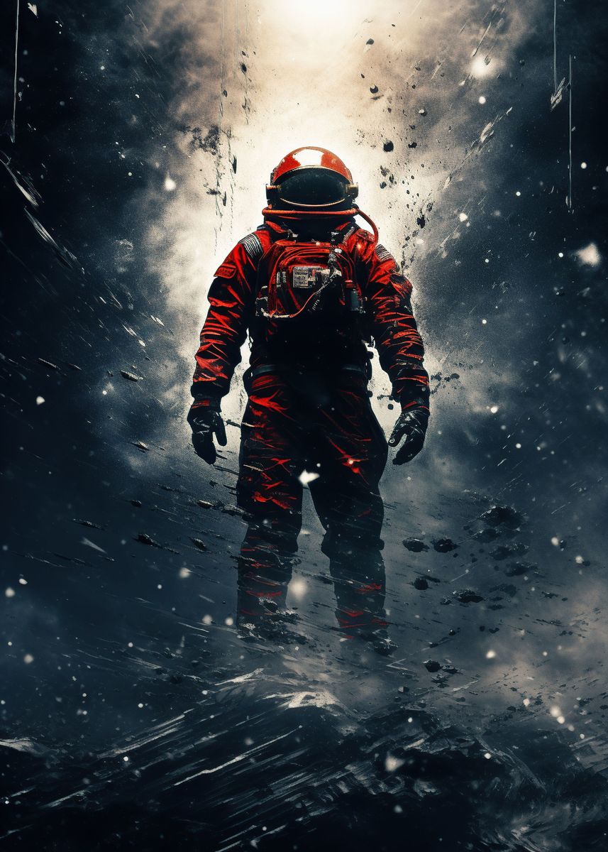 'Futuristic Explorer Design' Poster, picture, metal print, paint by ...