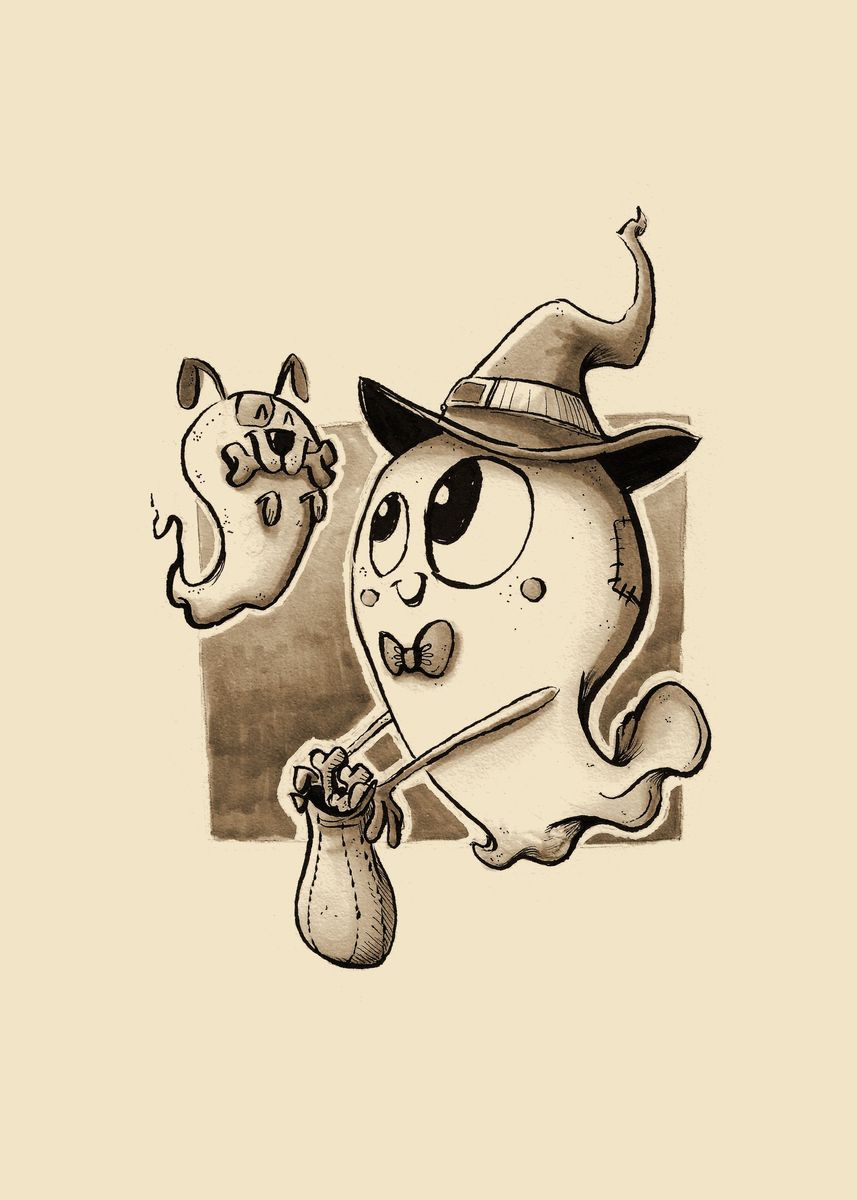 'Dog Tricks n Treats ' Poster, picture, metal print, paint by Fito ...