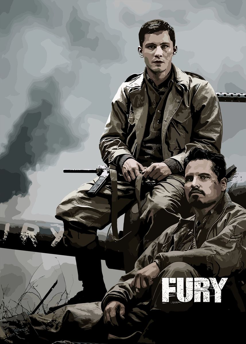 'Fury' Poster, picture, metal print, paint by Dickie77 | Displate
