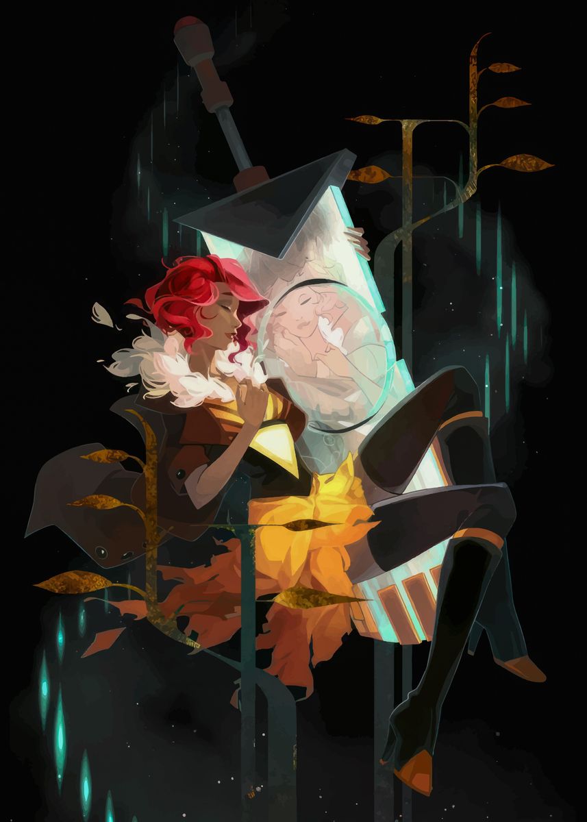 'transistor' Poster, picture, metal print, paint by gho fur | Displate