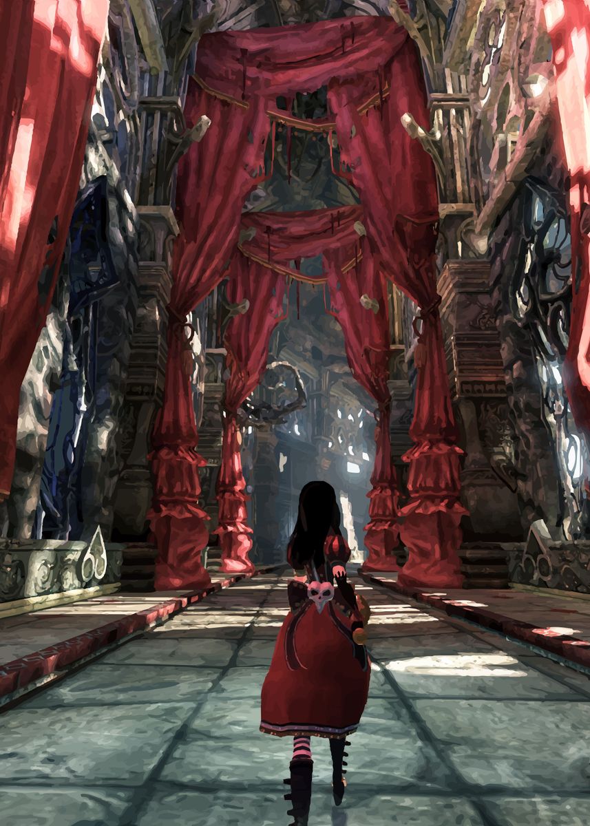'Alice Madness Returns' Poster, picture, metal print, paint by Mat ...