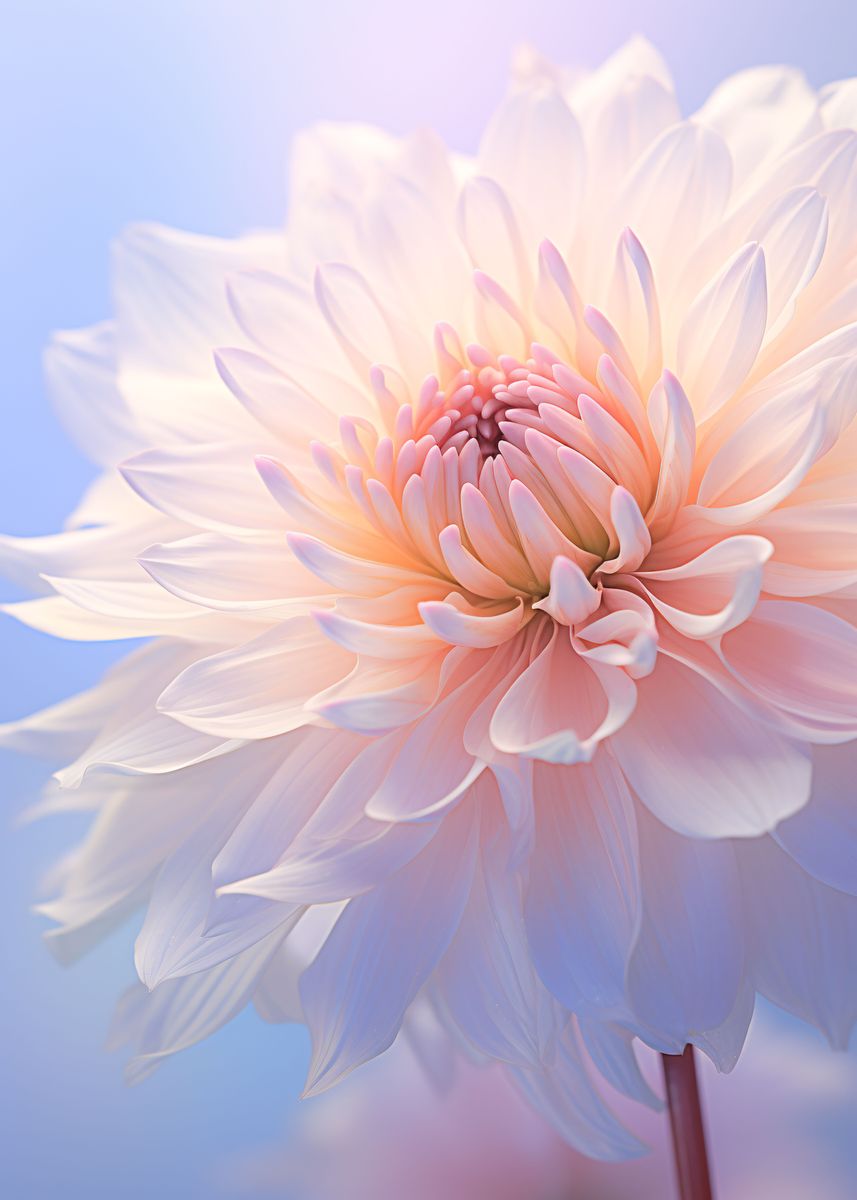 'Close up golden chrysanthe' Poster, picture, metal print, paint by ...