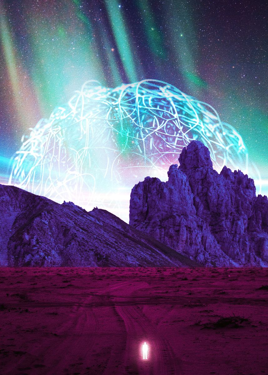 'The Mind Field' Poster, picture, metal print, paint by Visions of ...