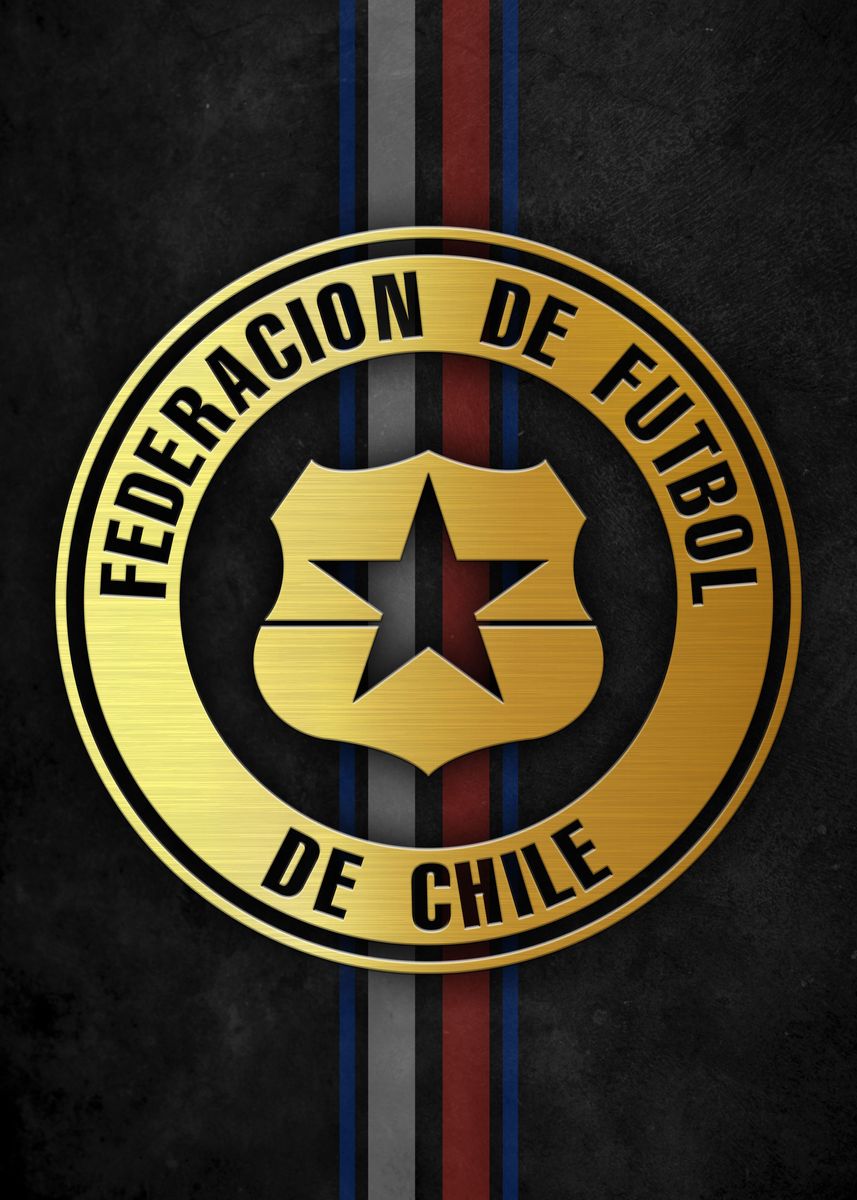 'Chile football team' Poster, picture, metal print, paint by Ray Diaz ...