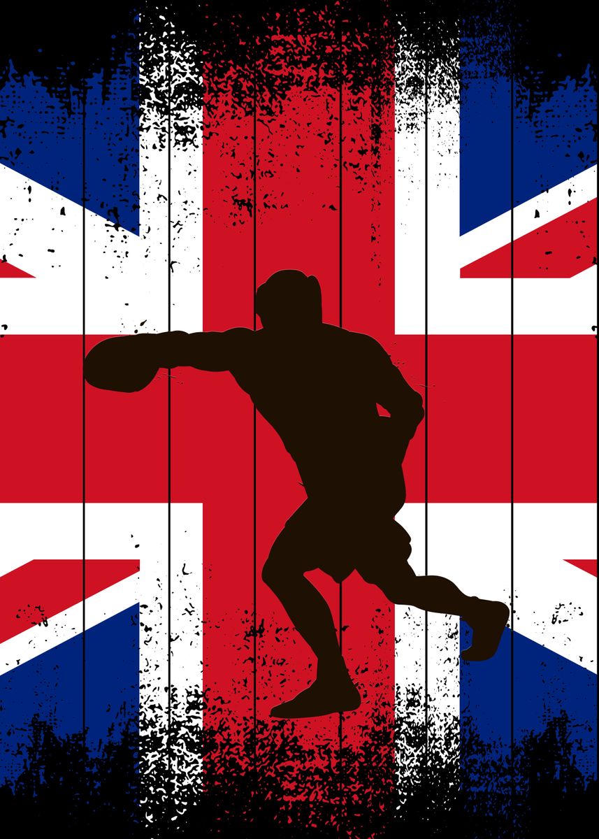 'British boxer' Poster, picture, metal print, paint by Dalton Joyce ...