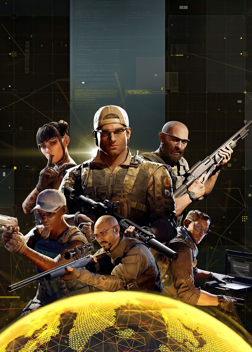 'firewall ultra' Poster, picture, metal print, paint by Umami | Displate